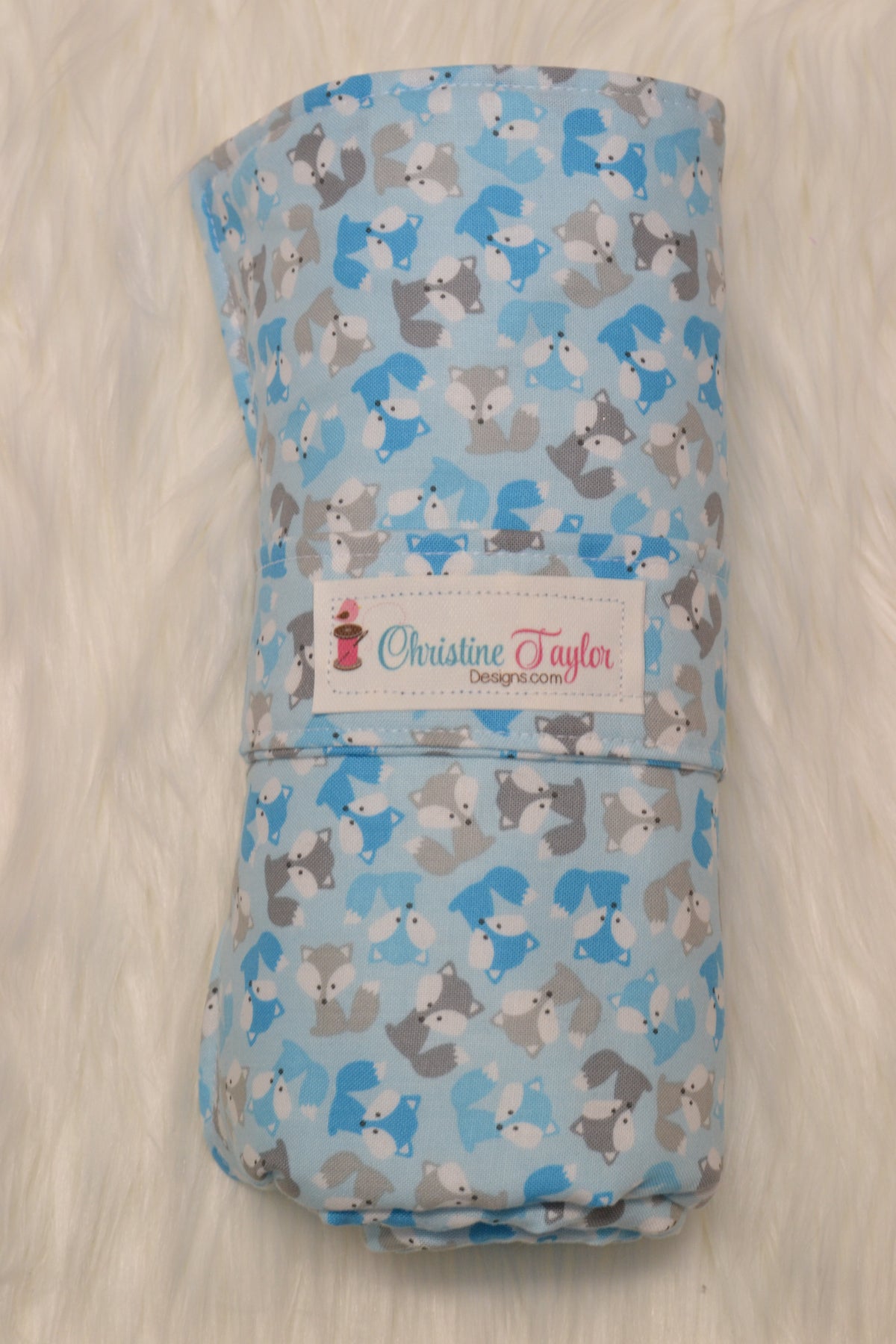 READY MADE - Travel Diaper Change Pad - Blue Fox– Christine Taylor Designs